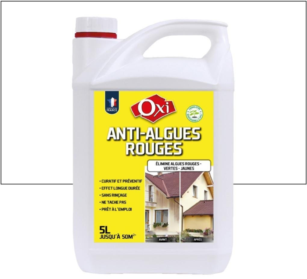 Tratamiento fachada OXITOL 5 L Especial algas rojas | Leroy Merlin