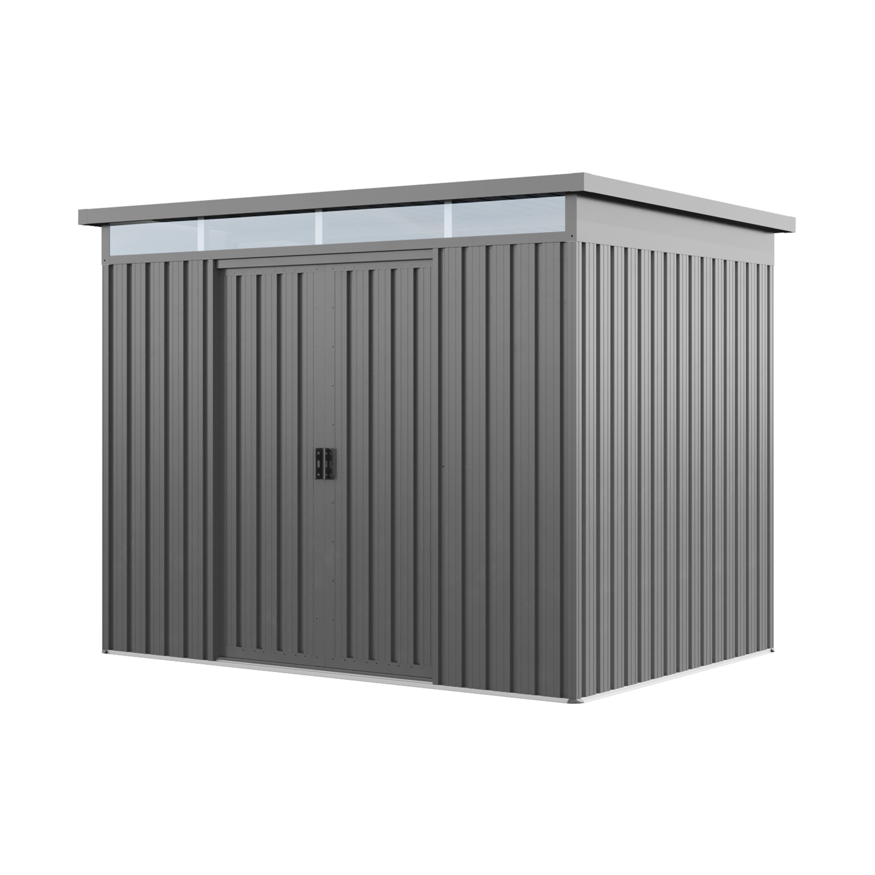 GFP Primeyard Abri de jardin en métal 220x160x200 cm armoire de jardin ...