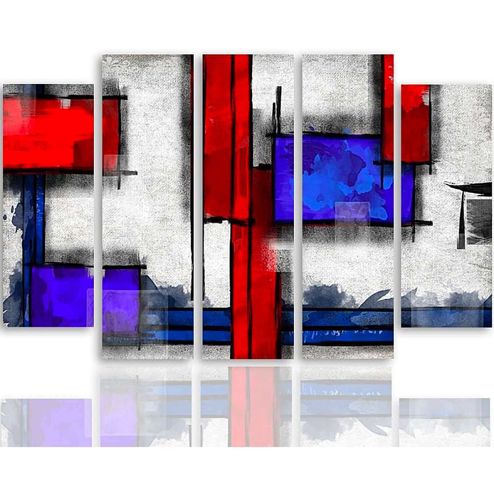 Tableau abstraction géométrique 6 - 250 x 120 cm | Leroy Merlin