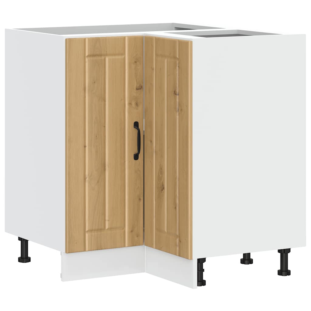 Mueble bajo esquina de cocina Lucca madera reconstituida - COMFORTXL ...