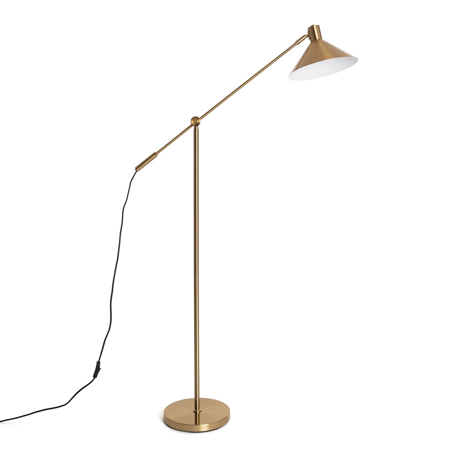 Lampadaire Métal Francis Doré | Leroy Merlin