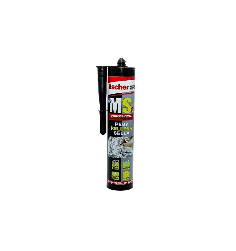 Mastic MS professionnel gris - FISCHER | Leroy Merlin