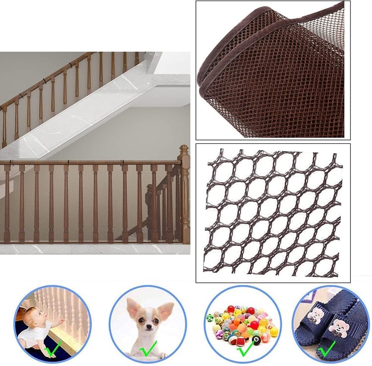 Filet de sécurité pour escaliers, filet de sécurité pour balcon, filet ...