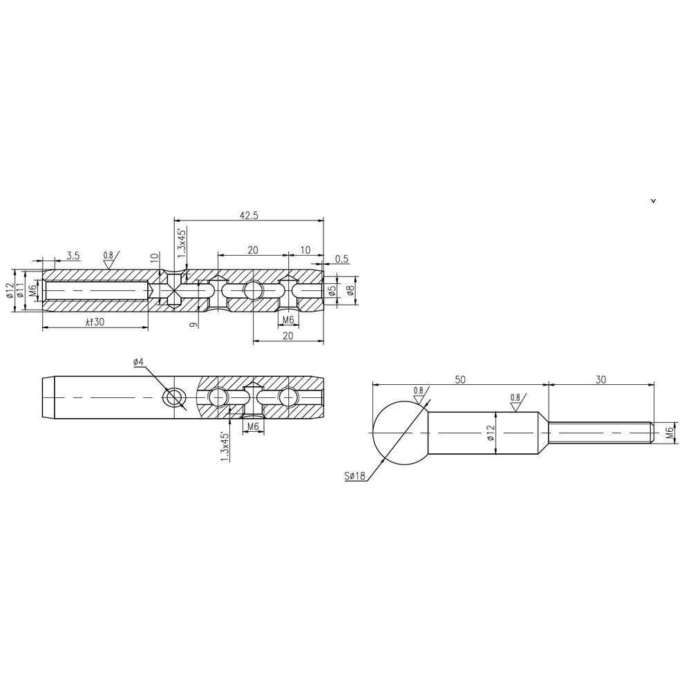 Kit tensor de cable en poste guardaespaldas de acero inoxidable (5 ...