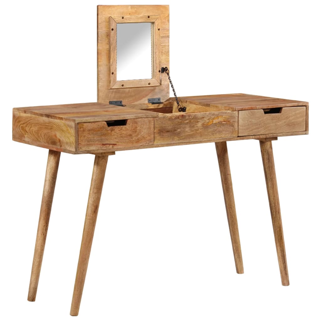 Coiffeuse design 112 x 45 x 76 cm bois de manguier solide 02_0006303 ...