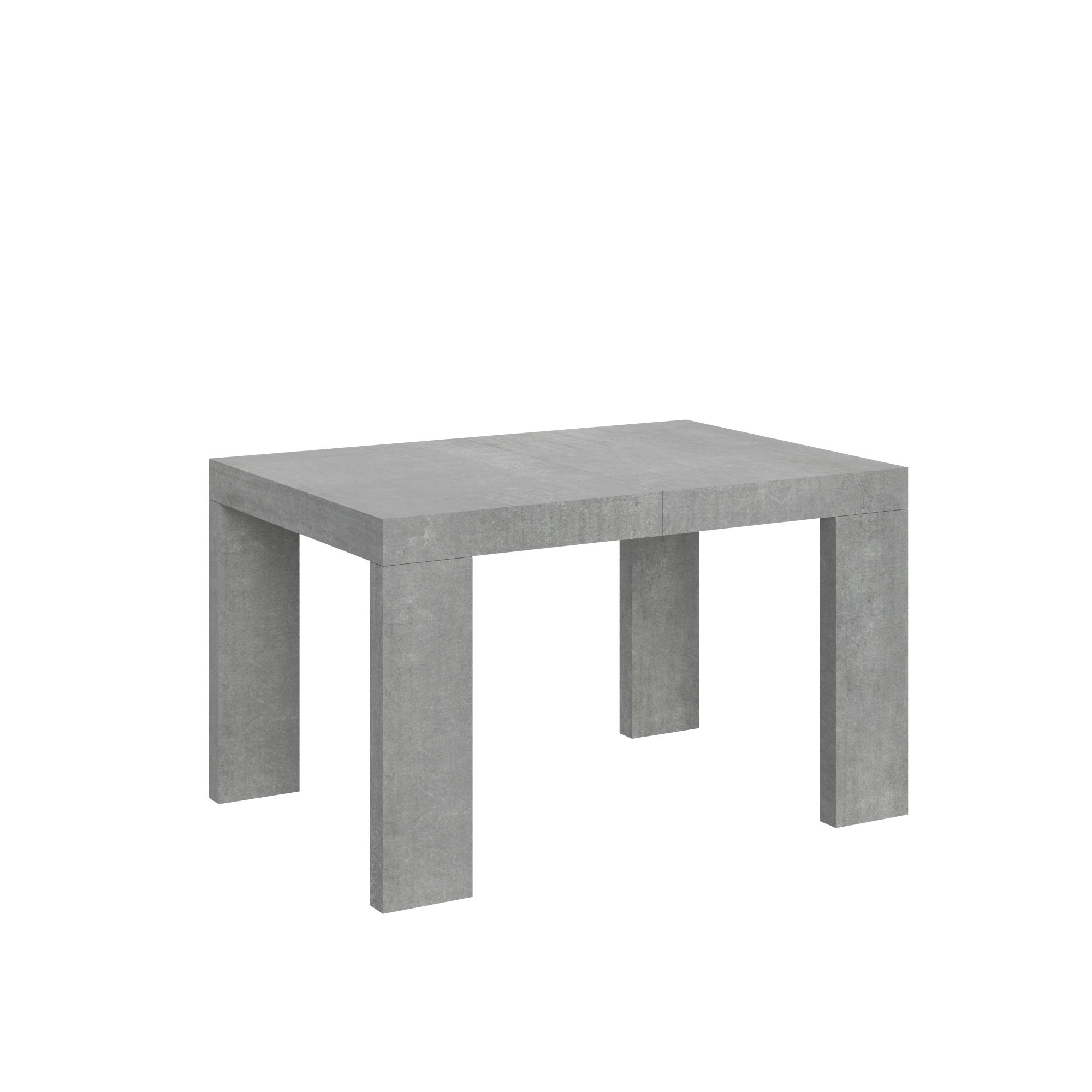 Table extensible Roxell 120/380x90 cm béton | Leroy Merlin