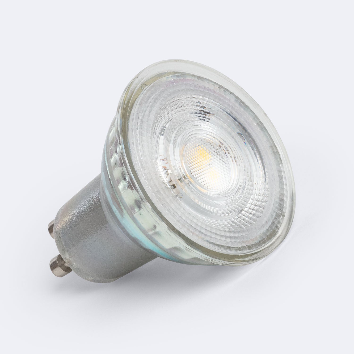 Ledkia Bombilla Regulable LED GU10 7W 700 lm Cristal 60º No Flicker 2700K Blanco Cálido | Leroy ...