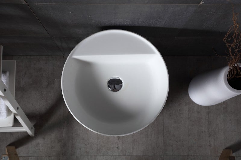 BERNSTEIN - Vasque Lavabo design moderne sur pied Lave main rond fonte ...