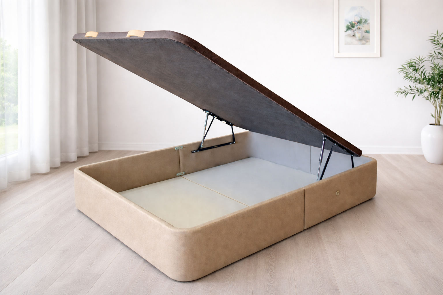 Canapé MNR de 105 Color Beige (Envío a domicilio con montaje incluido ...