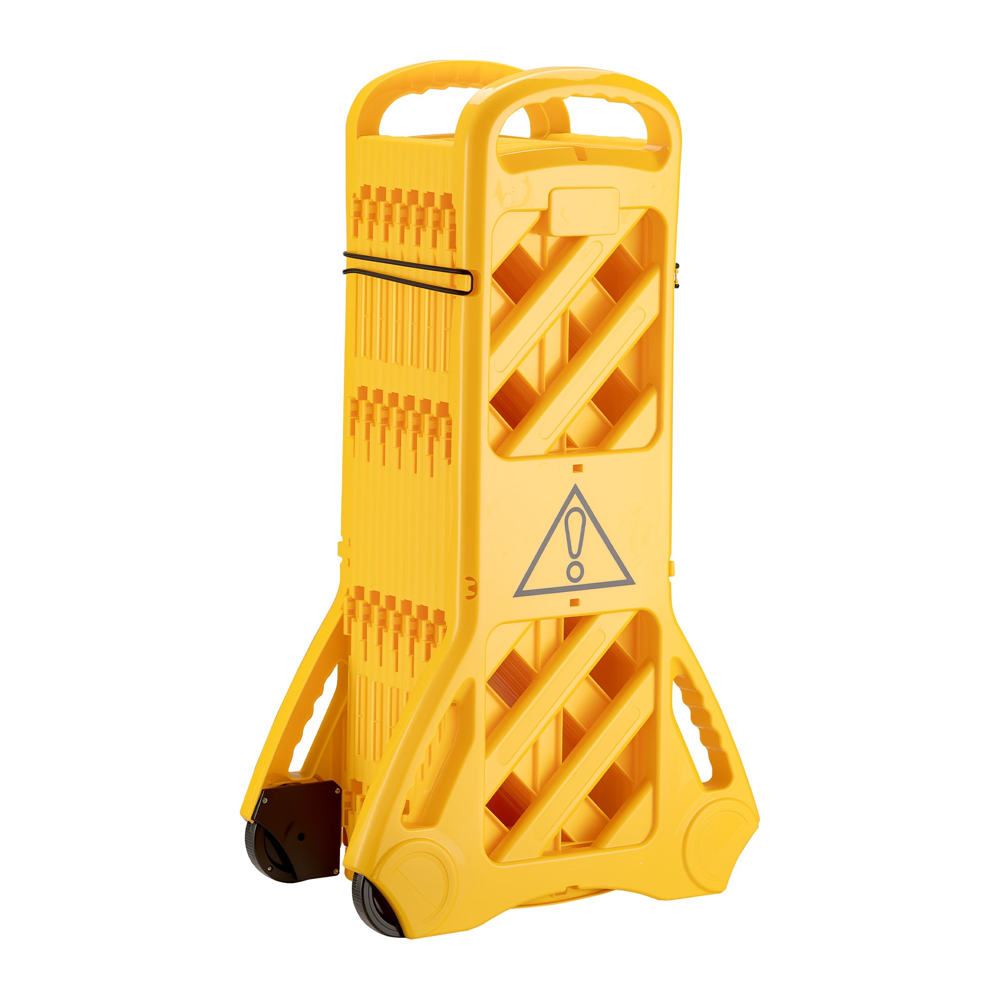 Wiltec Barrière de sécurité pliable en PE – 600 x 320-390 x 1010 mm ...