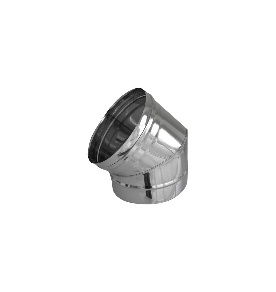 CODO DE ACERO DE 45° PARA HUMOS Diam. 120 | Leroy Merlin