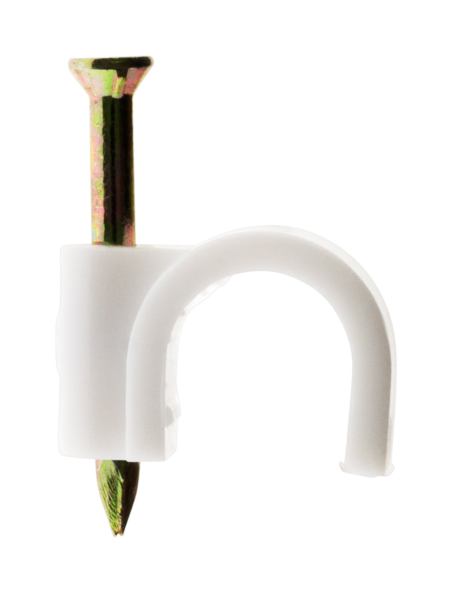 Lot de 100 crochets de fixation Ø9mm - Blanc - Zenitech | Leroy Merlin