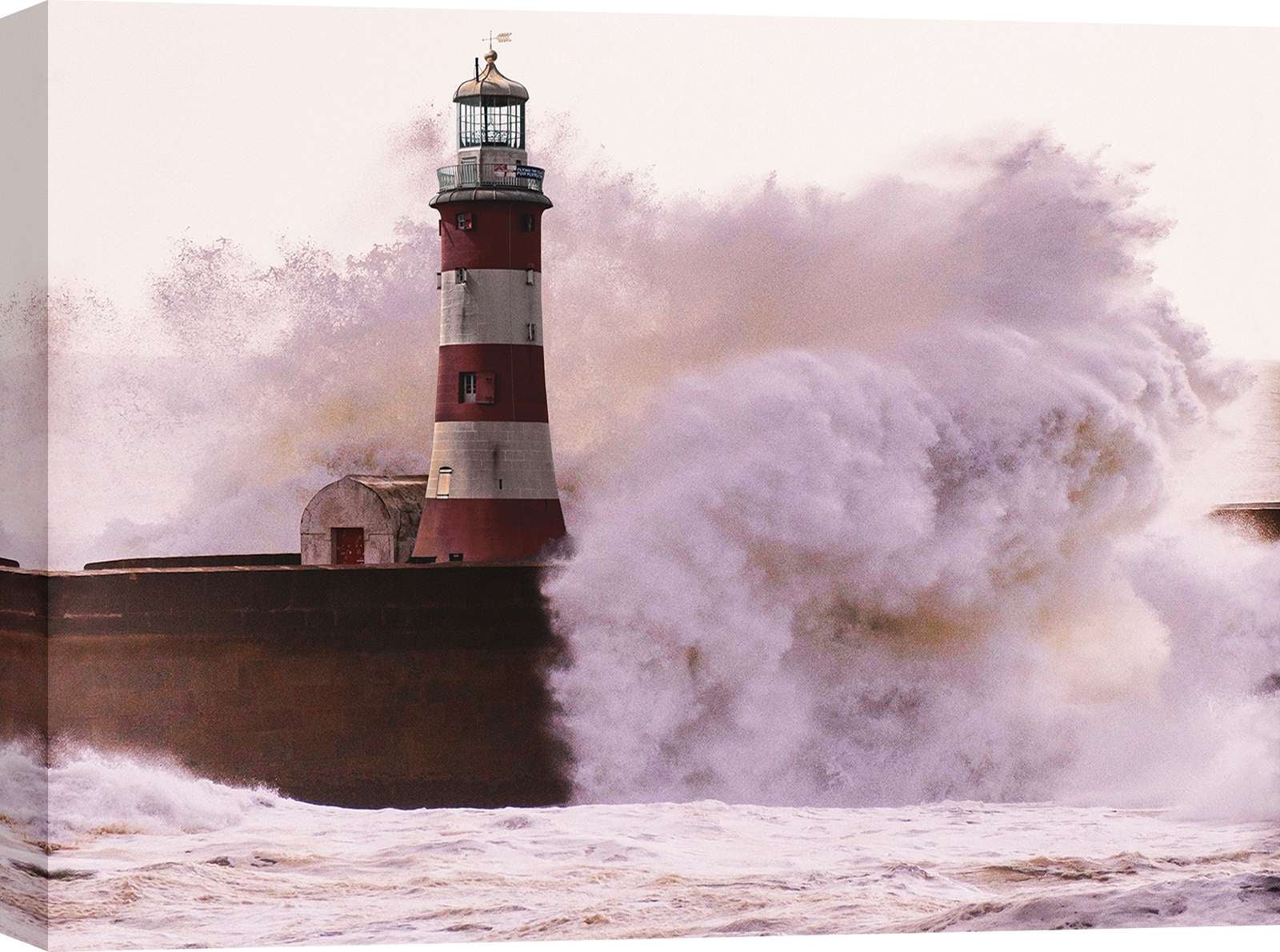 Phare et mer - impression sur toile - Pangea Images - Phare de ...