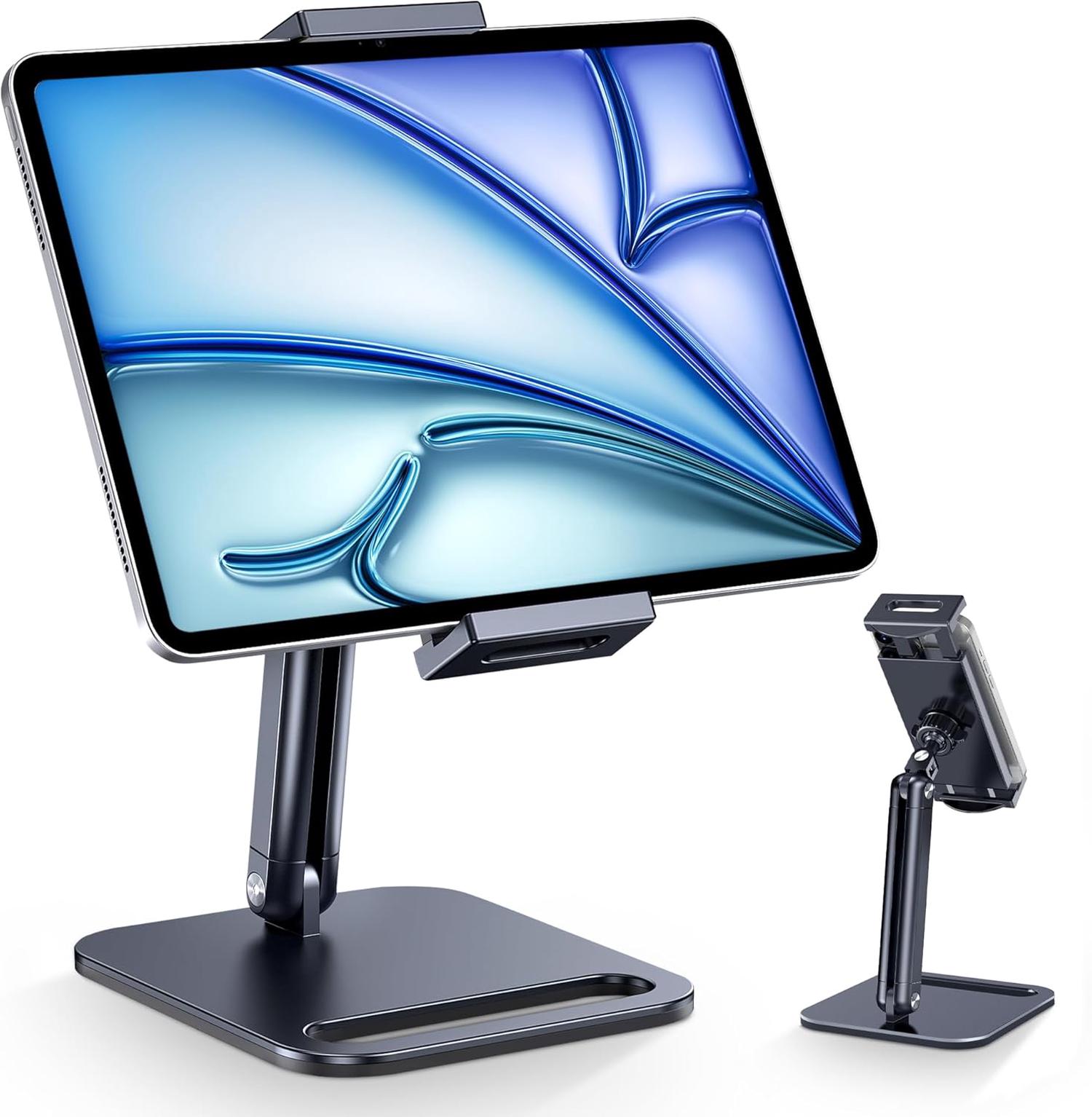 Support de tablette en aluminium lourd pour bureau, pivotant 360 ...