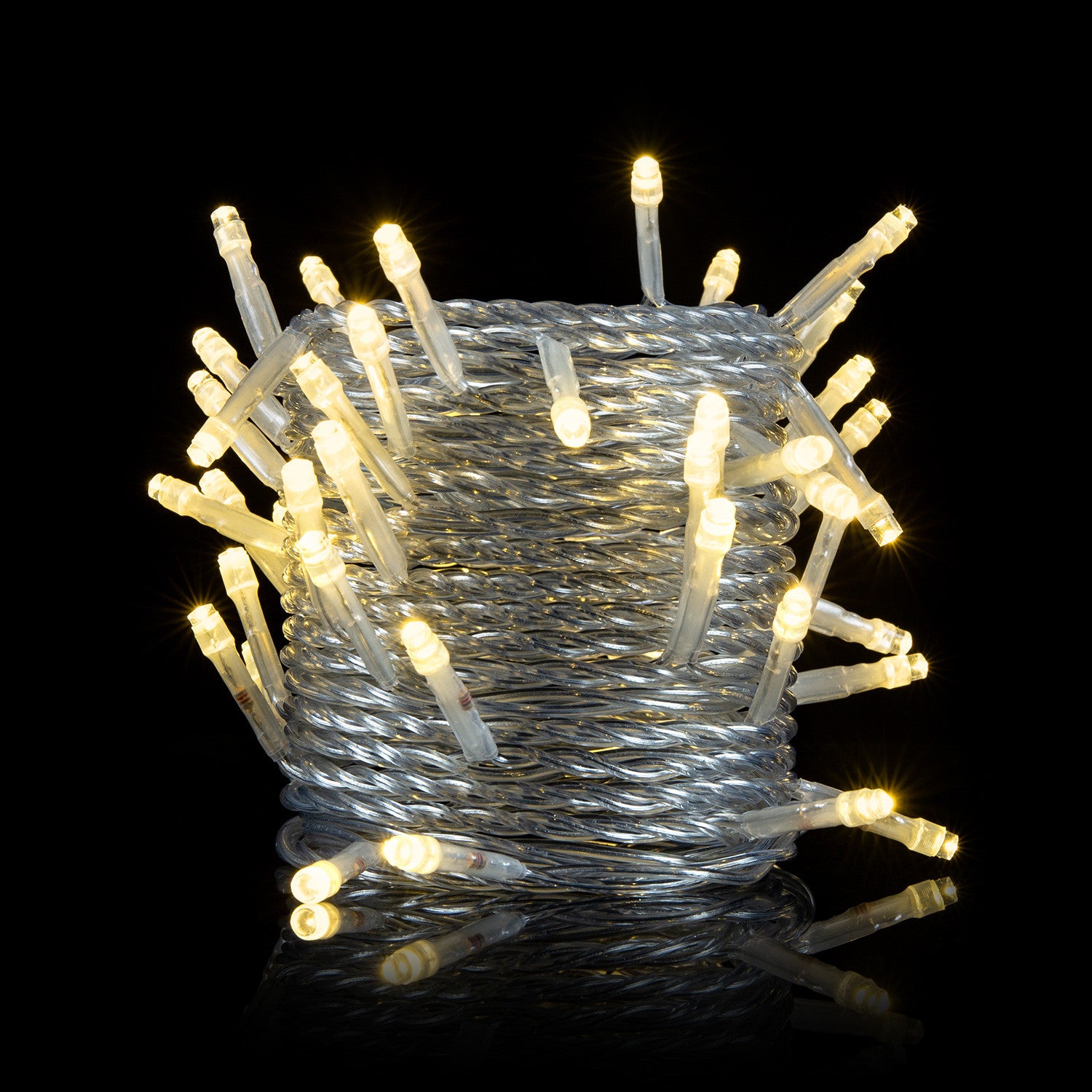 Guirlande LED Blanc Chaud | Leroy Merlin