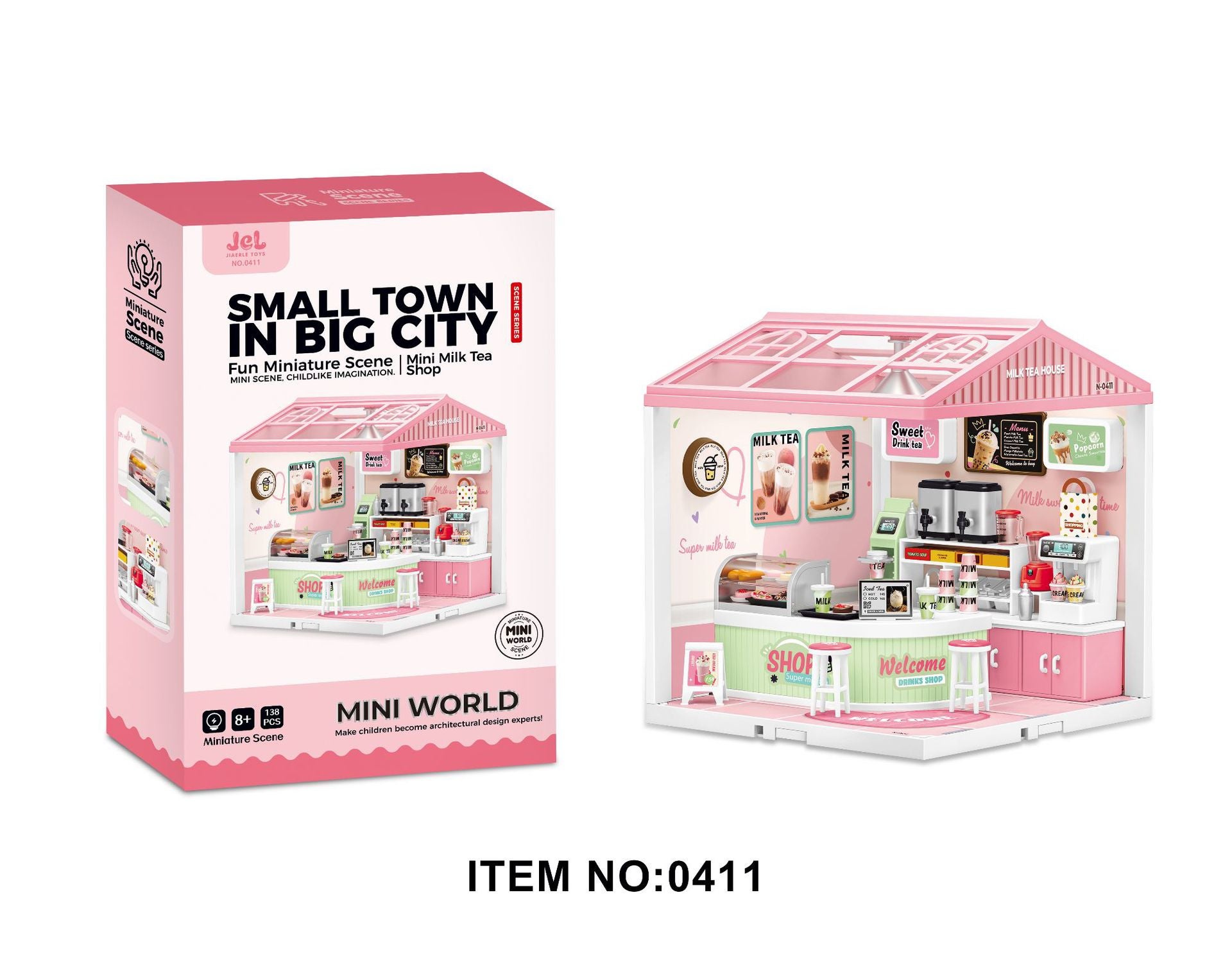 Blocs de construction LED,kit de mini maison de poupée à monter soi ...