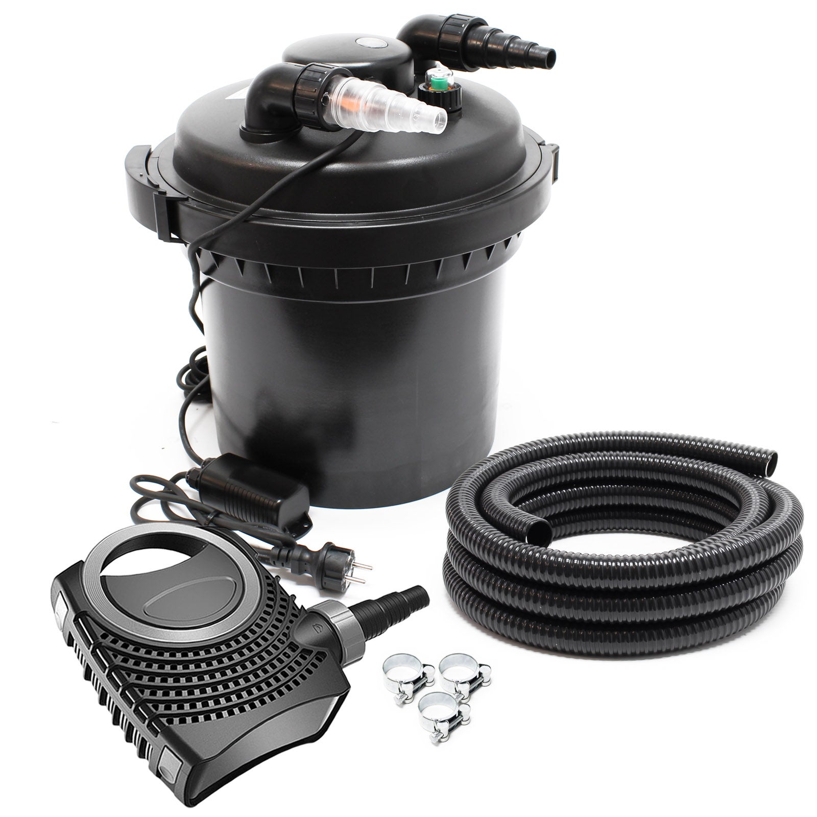 SunSun CPF-280 SET 8000l 11W UVC NEO8000 Bomba Manguera Set de filtro ...