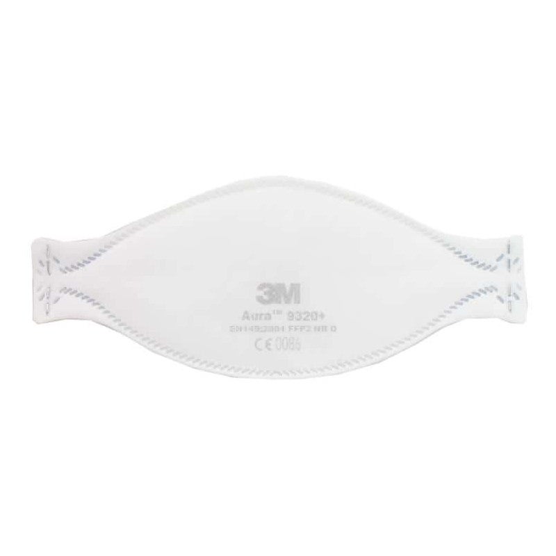 Masque 3M Aura 9320 anti-poussières pliable FFP2 sans soupape x 20 ...