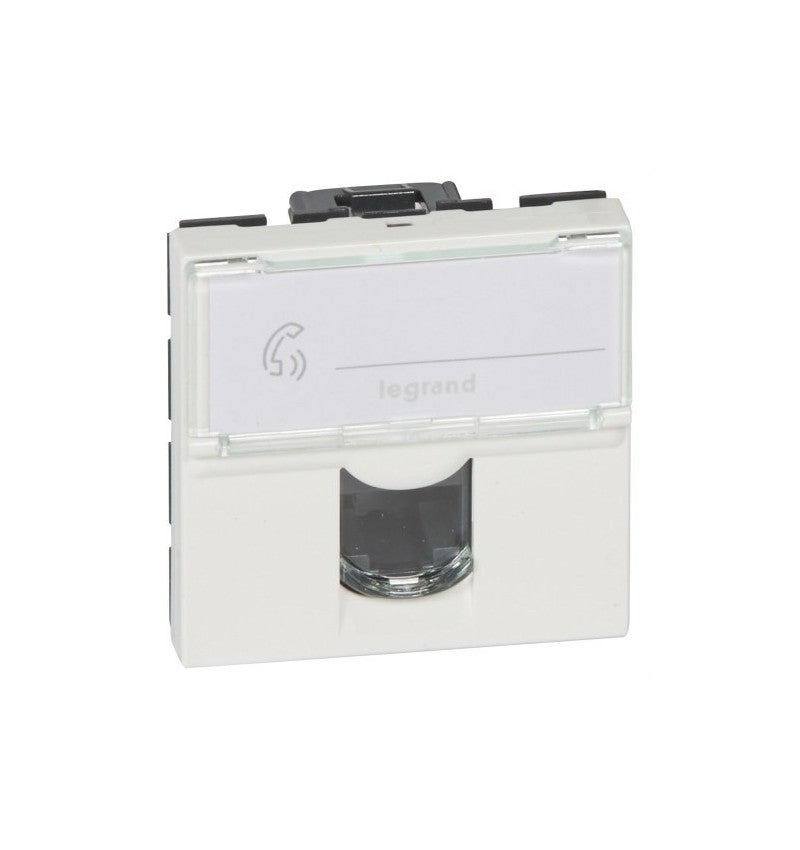 Prise rj 45 cat. 5e utp blanche 2m legrand mosaic | Leroy Merlin