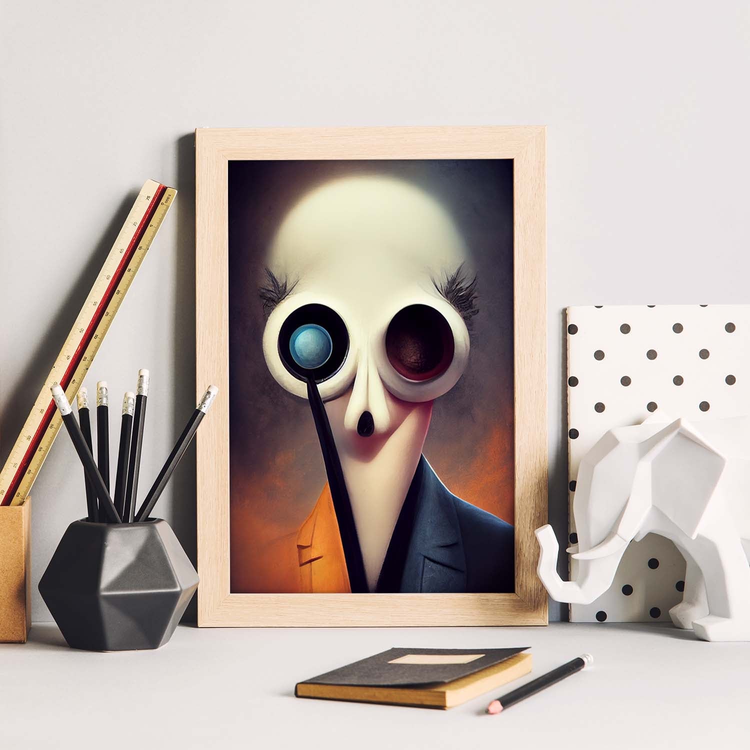 Consulente Nello Stile Di T Burton Illustrazioni Di Lavori E Mestieri ...