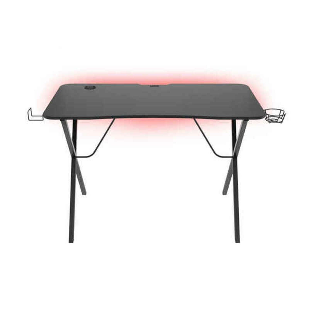 Table Gaming Genesis Holm 200 RGB Noir Acier Multicouleur Bois MDF ...