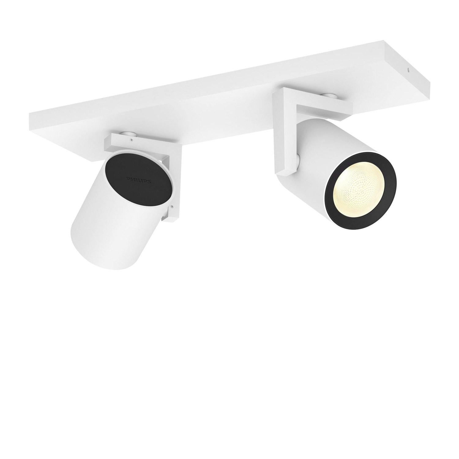 Philips Hue White & Color Ambiance Spot Argenta x2 Aluminium ...