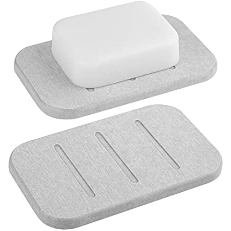 Paquete de 2 jaboneras de secado rápido con diatomeas, jaboneras para ...