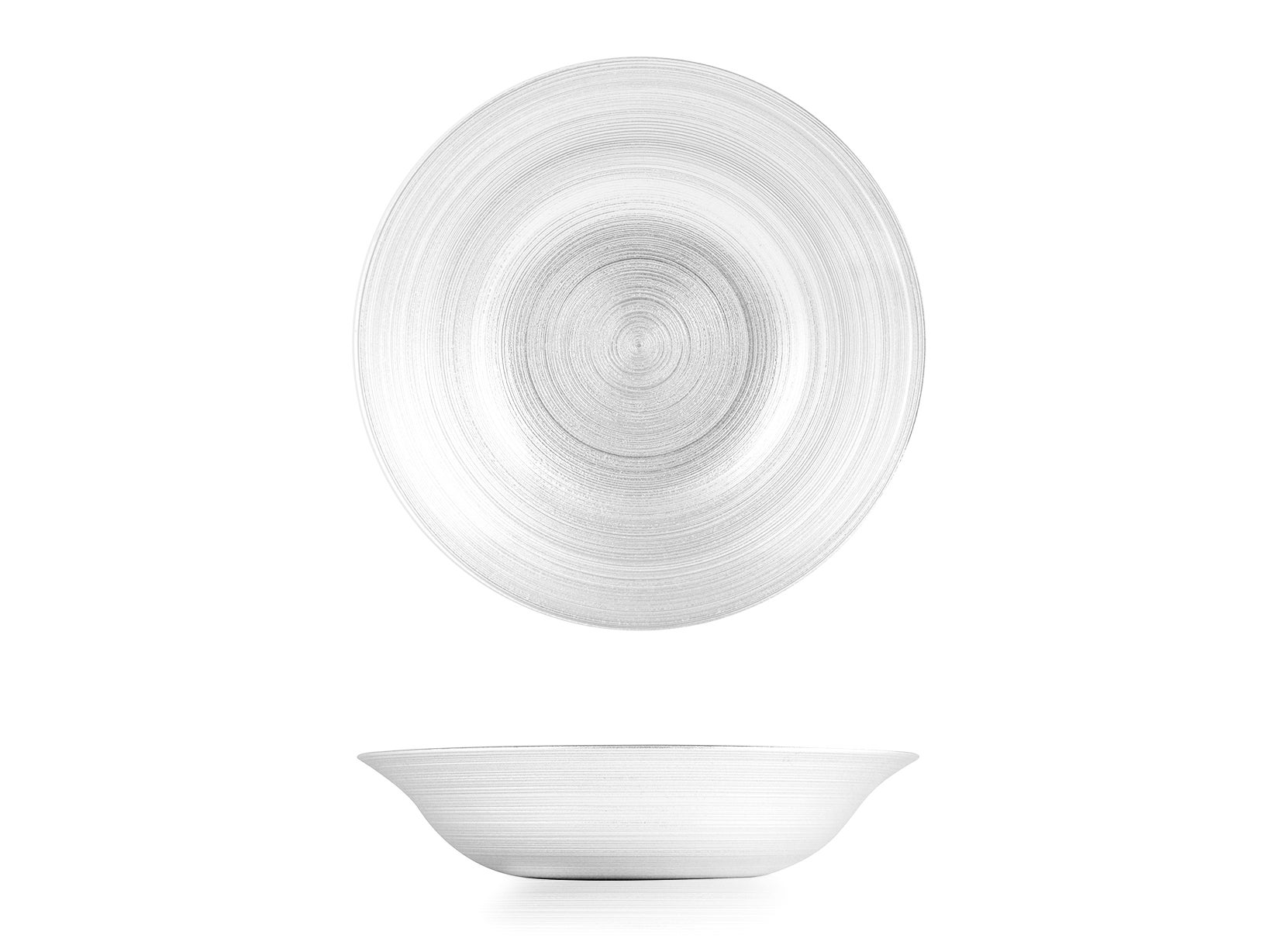 Plato circular H&H con fondo transparente de 22,5 cm | Leroy Merlin