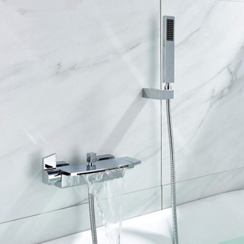 Mitigeur Cascade Mural pour Baignoire - Robinet Douche et Baignoire ...