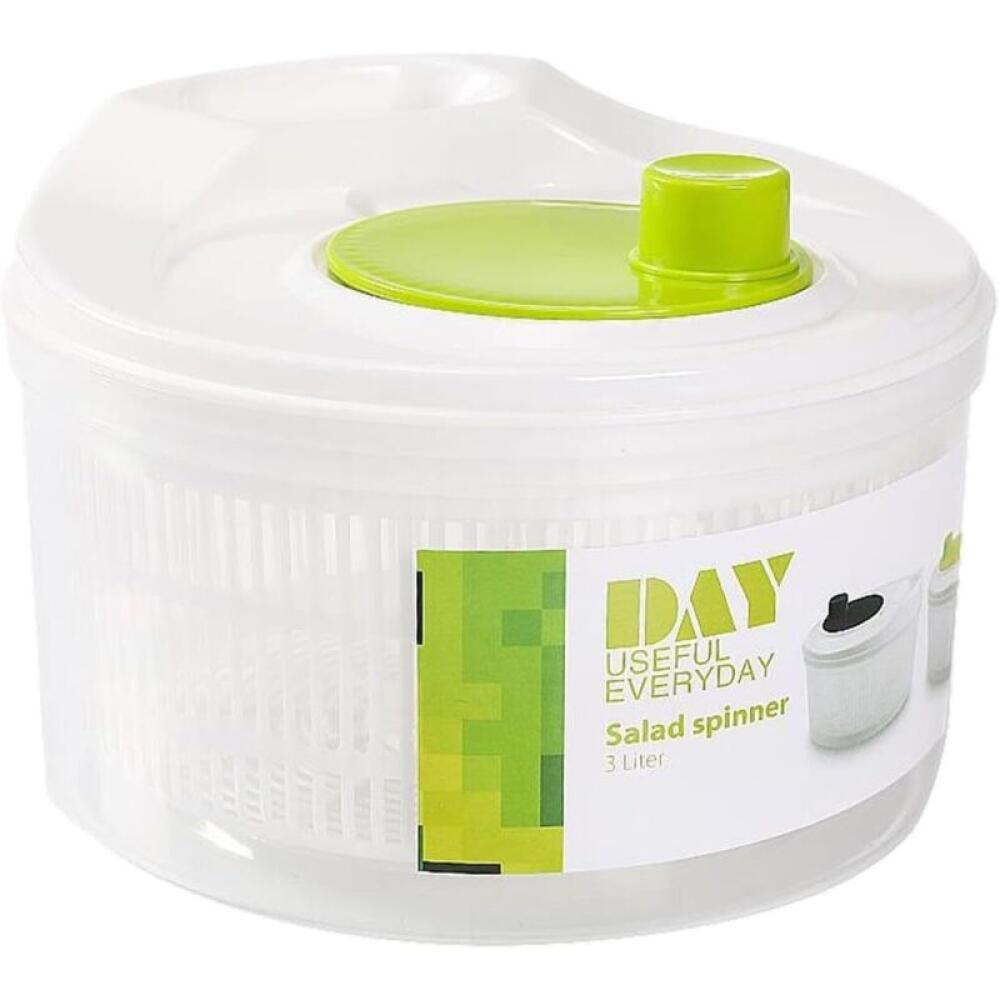 Centrifugadora de ensalada de gran capacidad: incluye bol, colador y ...