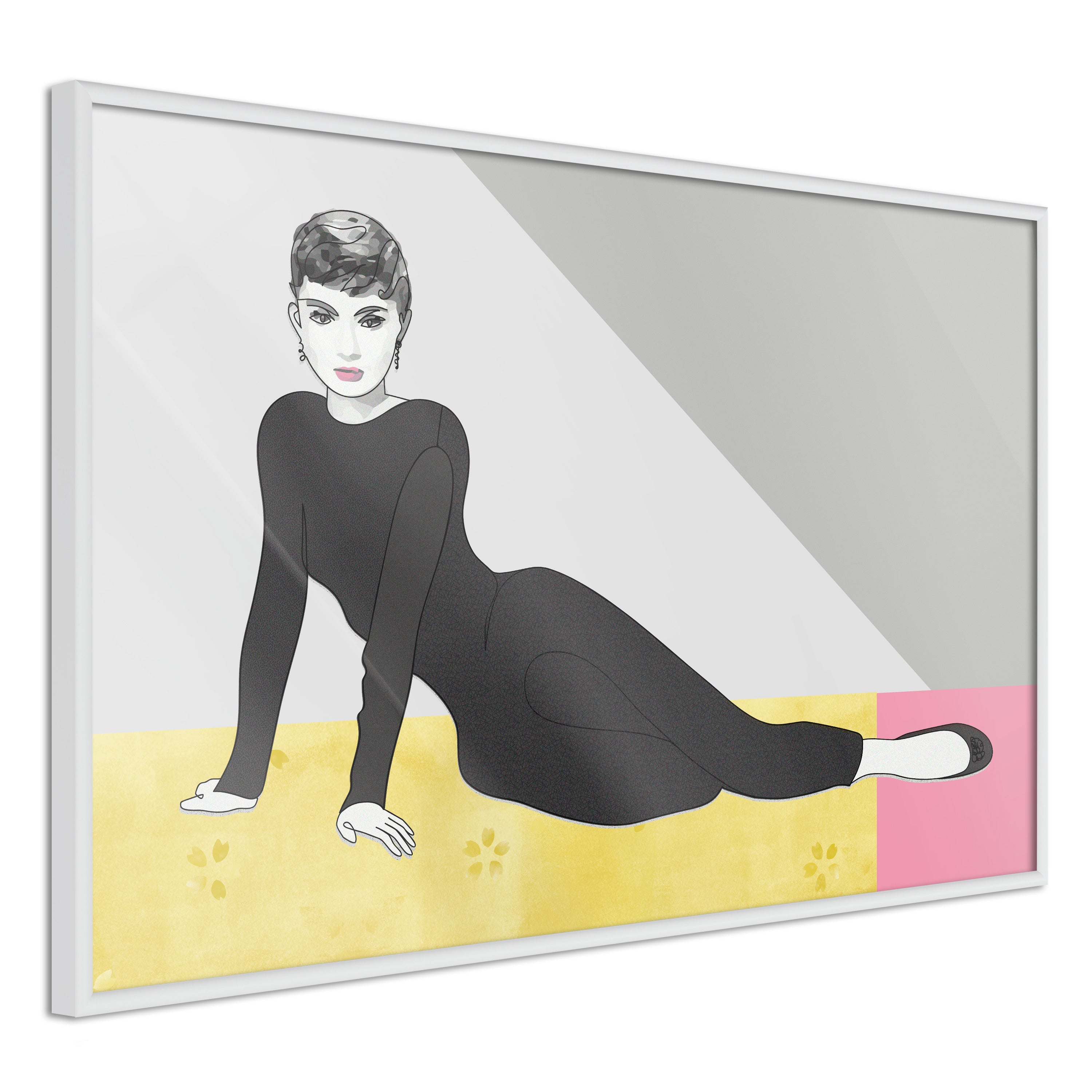 Poster et affiche - Elegant Audrey - 60x40 | Leroy Merlin