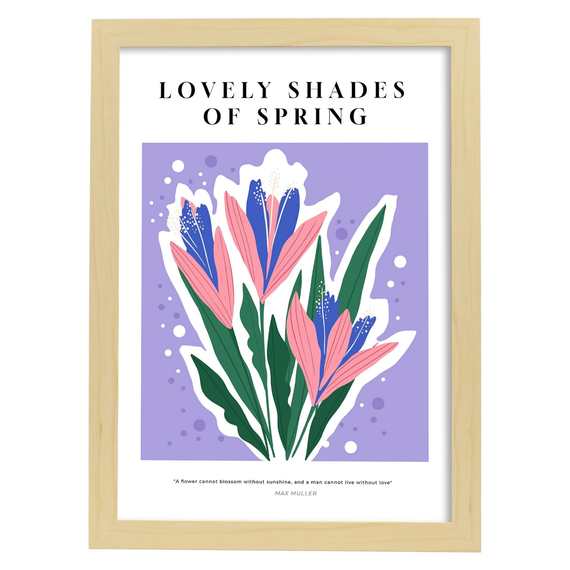 Lámina Poster De Hermosos Tonos De Primavera Cuadros Decorativos Para ...