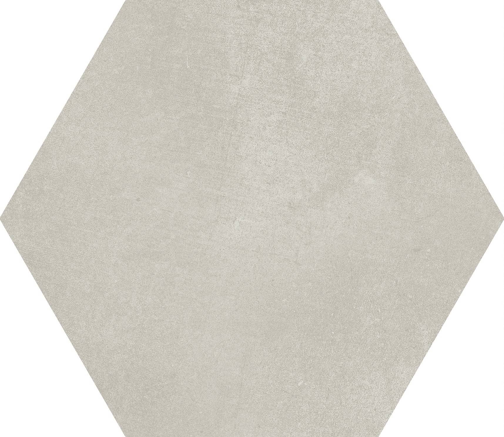 Carrelage Effet Ciment Hexagone 23x26 Haliméda - GRIS ACIER - 23 x 26 ...
