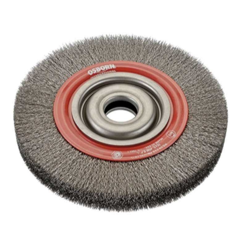 Brosse plate D. 150 mm épaisseur de fil 0,3 mm VA 30 mm 6000 min-¹ ...