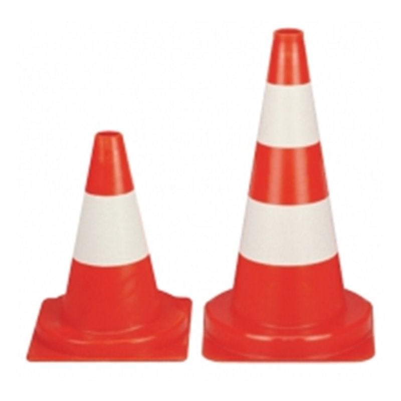 Cone Signalisation Blanc-Rouge | Leroy Merlin