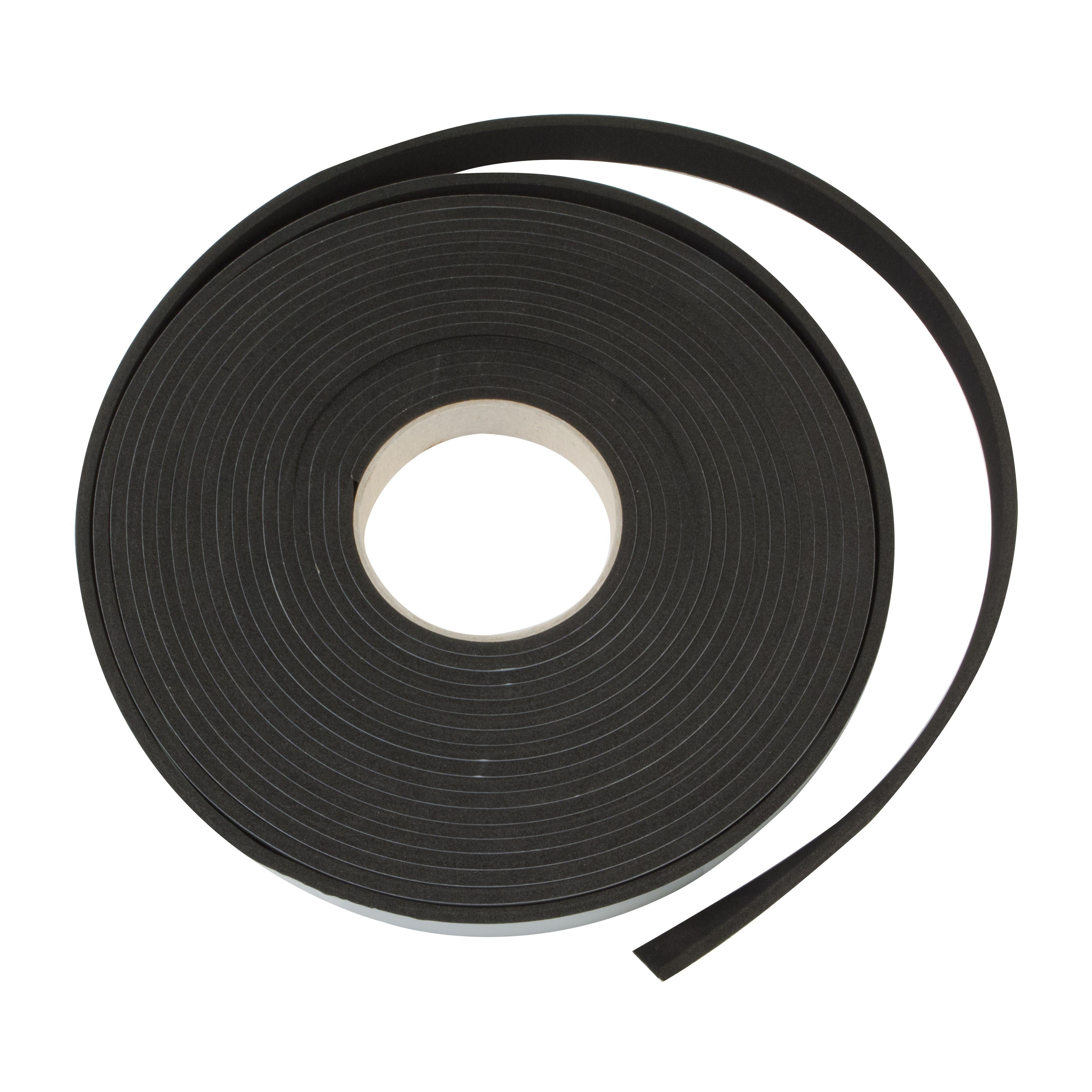 Burlete adhesivo de goma. Longitud 10 metros. 20 x 5 mm | Leroy Merlin