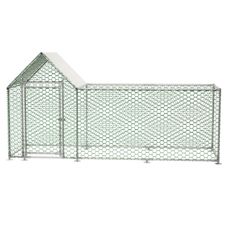 Cerca Metálica para Gallinas 3x1x1,5 m con Tela PE Impermeable ...