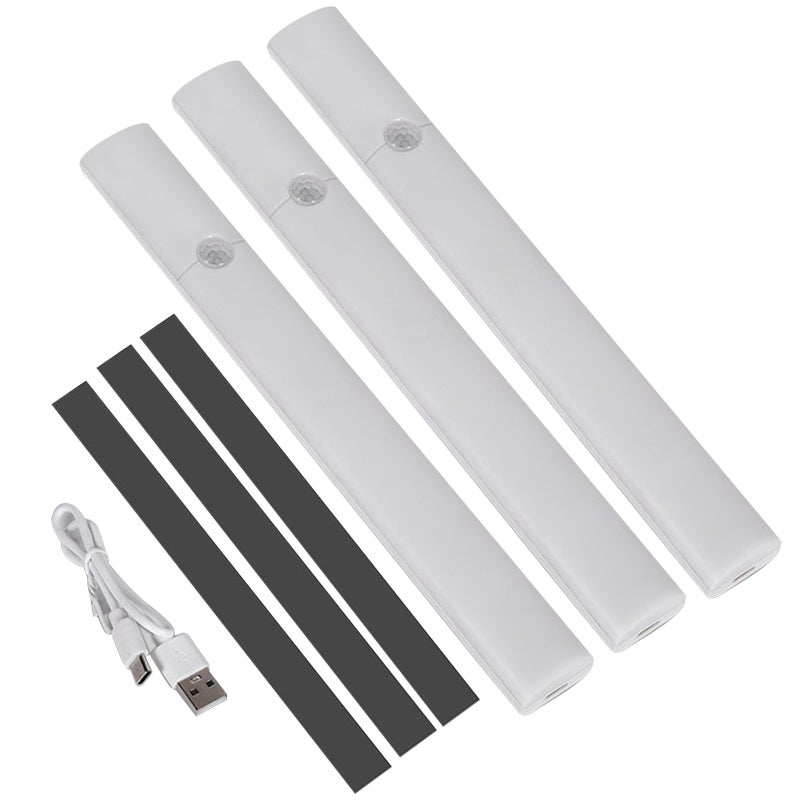 Luz de noche,Nueva luz nocturna LED recargable magnética para armarios ...