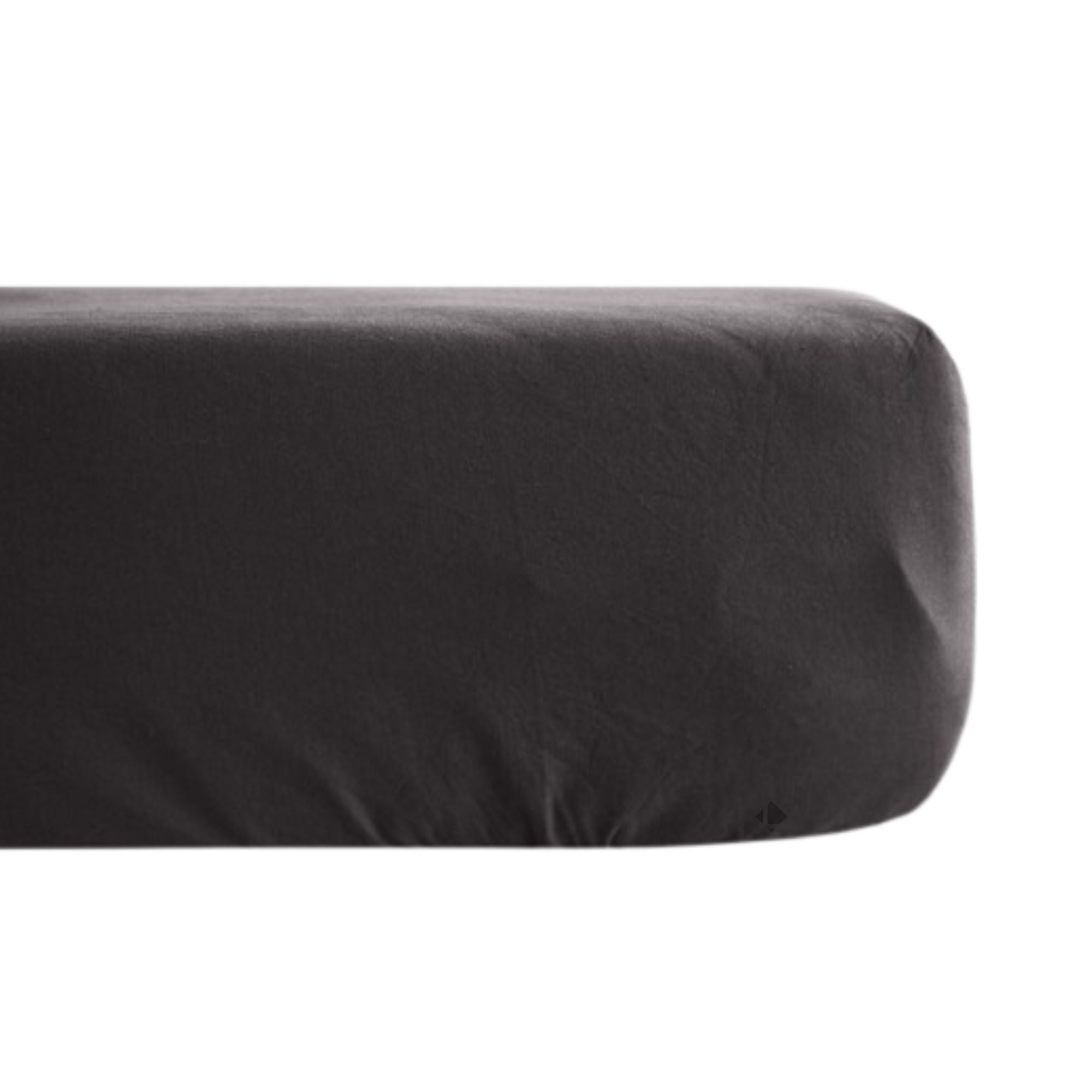 Drap housse uni 200x200 cm percale MANOIR gris Ardoise bonnet 40 | Leroy Merlin