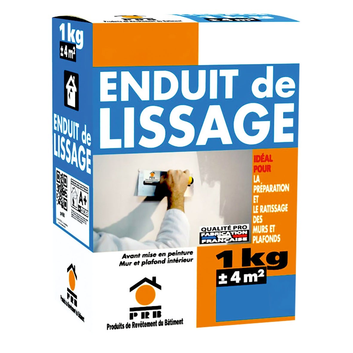 Enduit de Lissage Plâtre 1kg - Haute Performance, Finition Extra Lisse ...