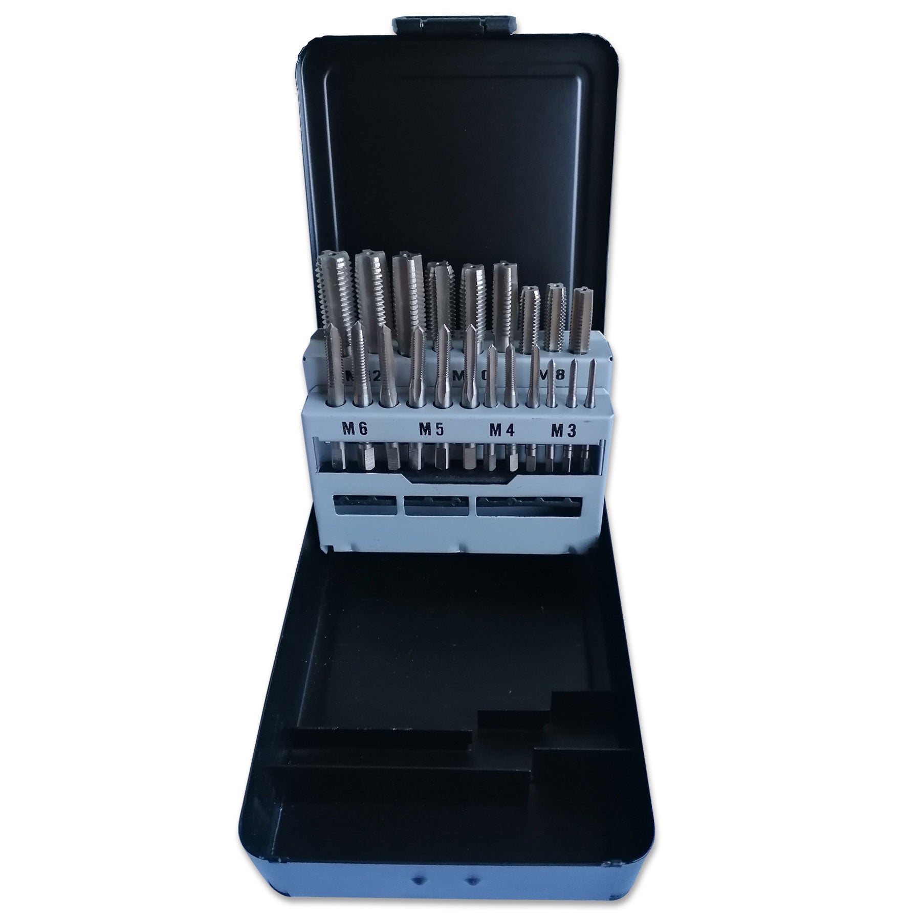 COFFRET DE TARAUDS HSS-G A MAIN 7 JEUX DE 3 PIECES DE 3 à 12 mm | Leroy Merlin