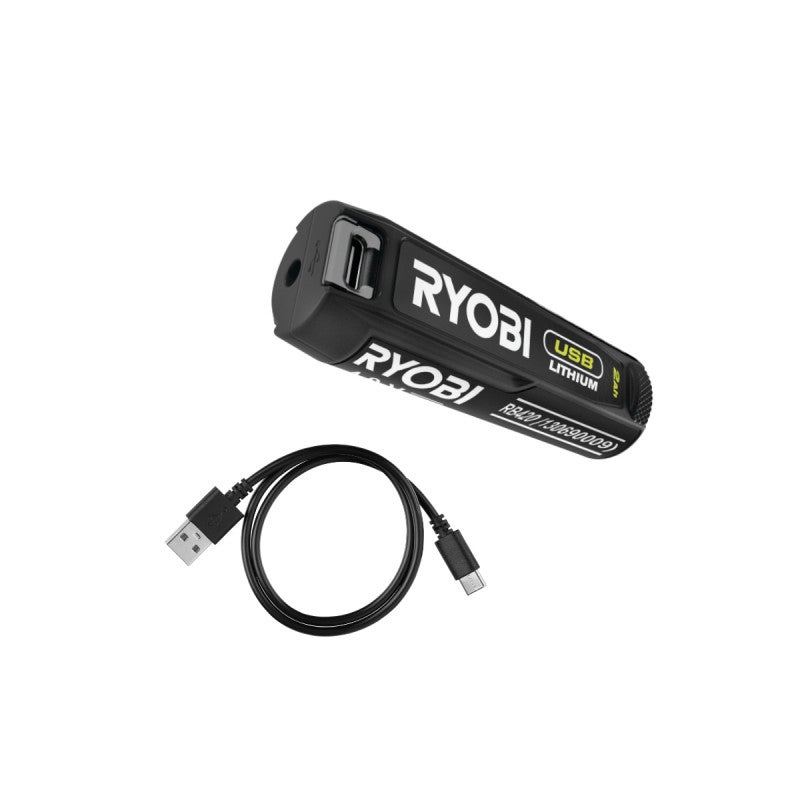 Batterie RYOBI 4V USB Lithium - 2,0Ah - avec câble USB - RB420 | Bricoman