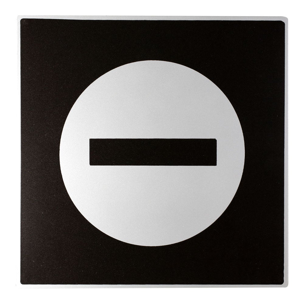 Plaque de porte Sens interdit - Europe design 200x200mm - 4280240 ...