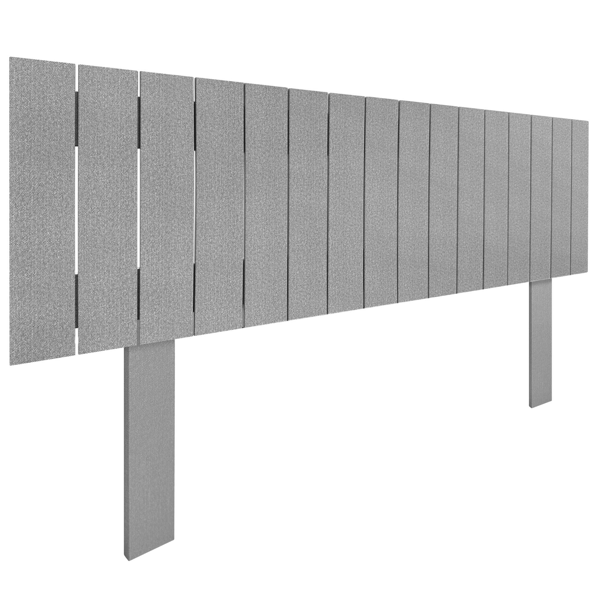 DHOME Tête de lit en bois recyclé MDF Style Palette Verticale avec ...