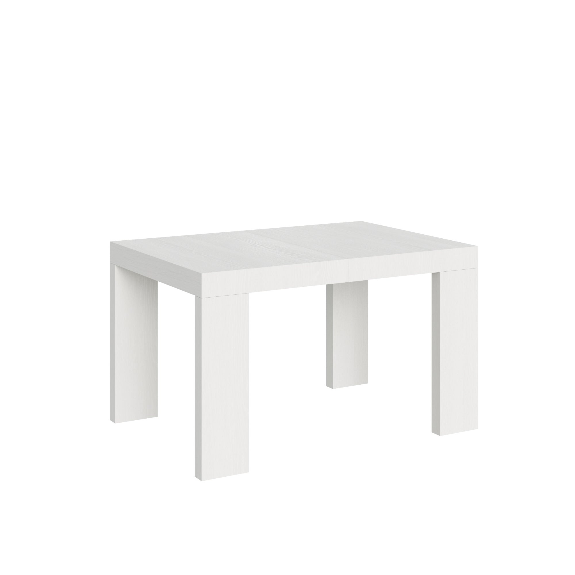 Table extensible Roxell 140/400x90 cm frêne blanc | Leroy Merlin