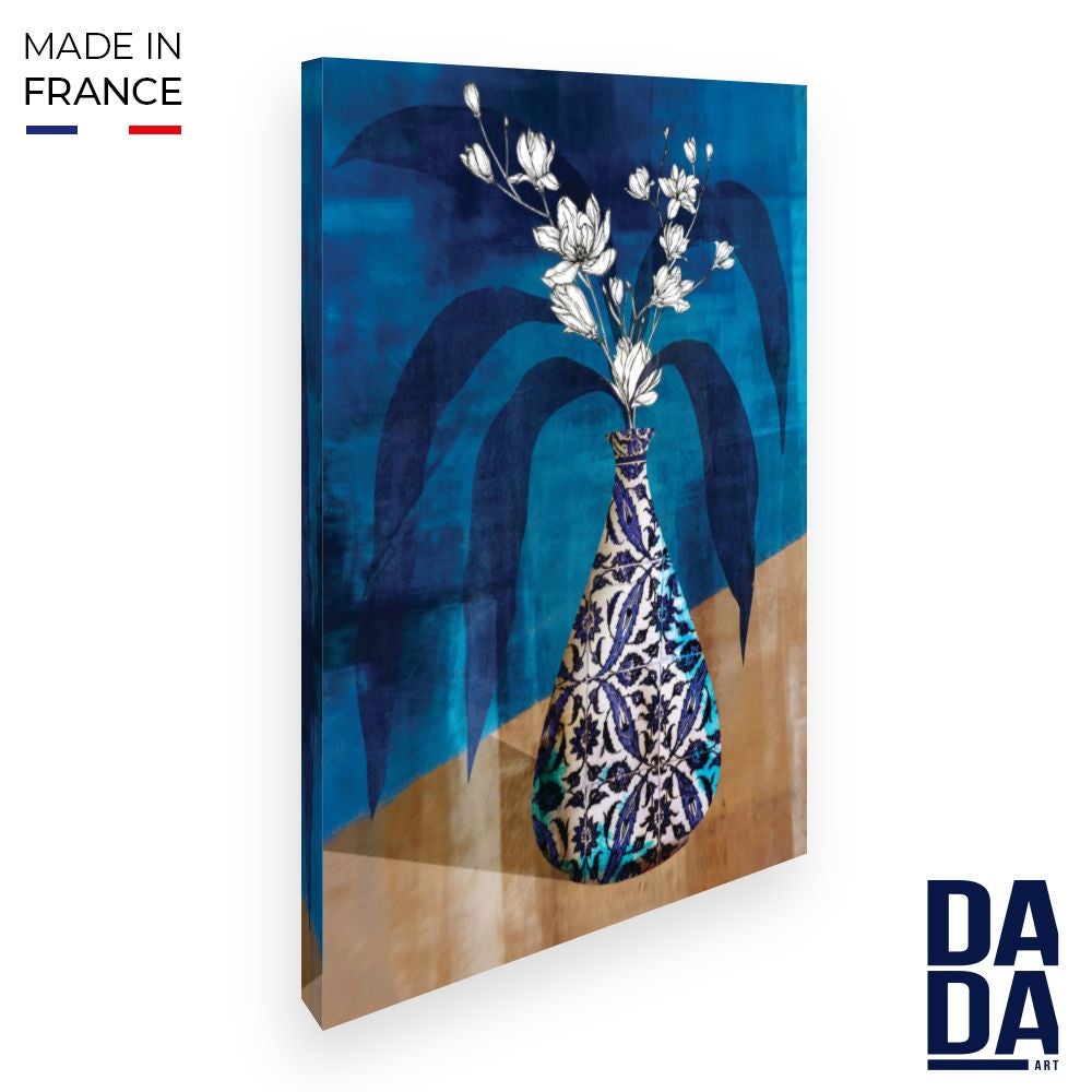 Toile Vase fleuri / 60x90cm / Fabriqué en France / DADA ART | Leroy Merlin