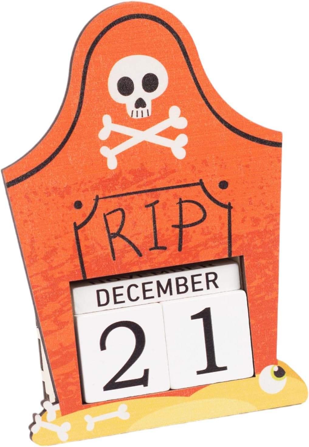 Compte à Rebours Halloween - Calendrier 2025 en Bois pour Bureau ...