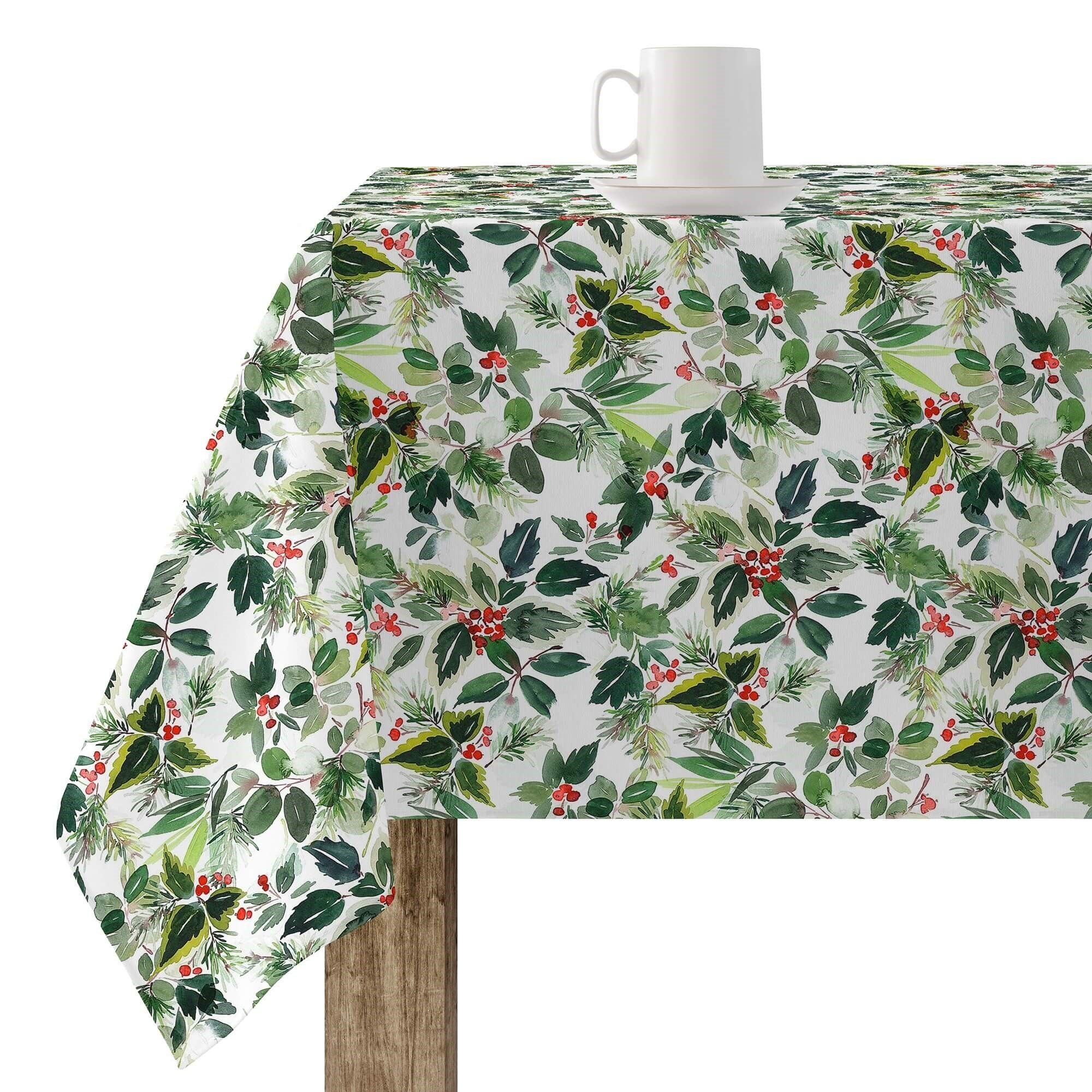 Mantel resinado antimanchas Merry Christmas 26 - 100x140 cm | Leroy Merlin
