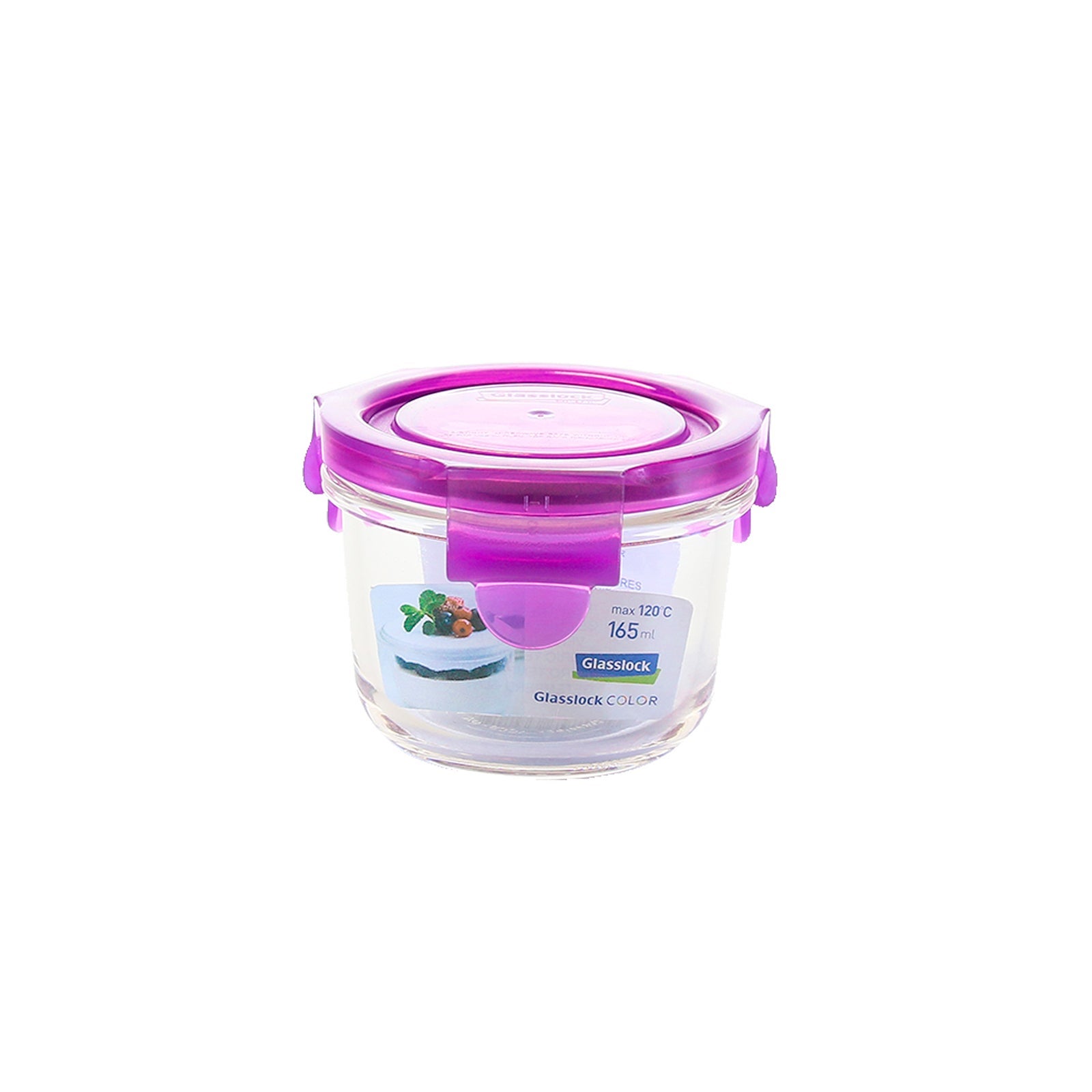 Glasslock Classic - Recipiente Hermético Redondo de 0.16L en Vidrio ...
