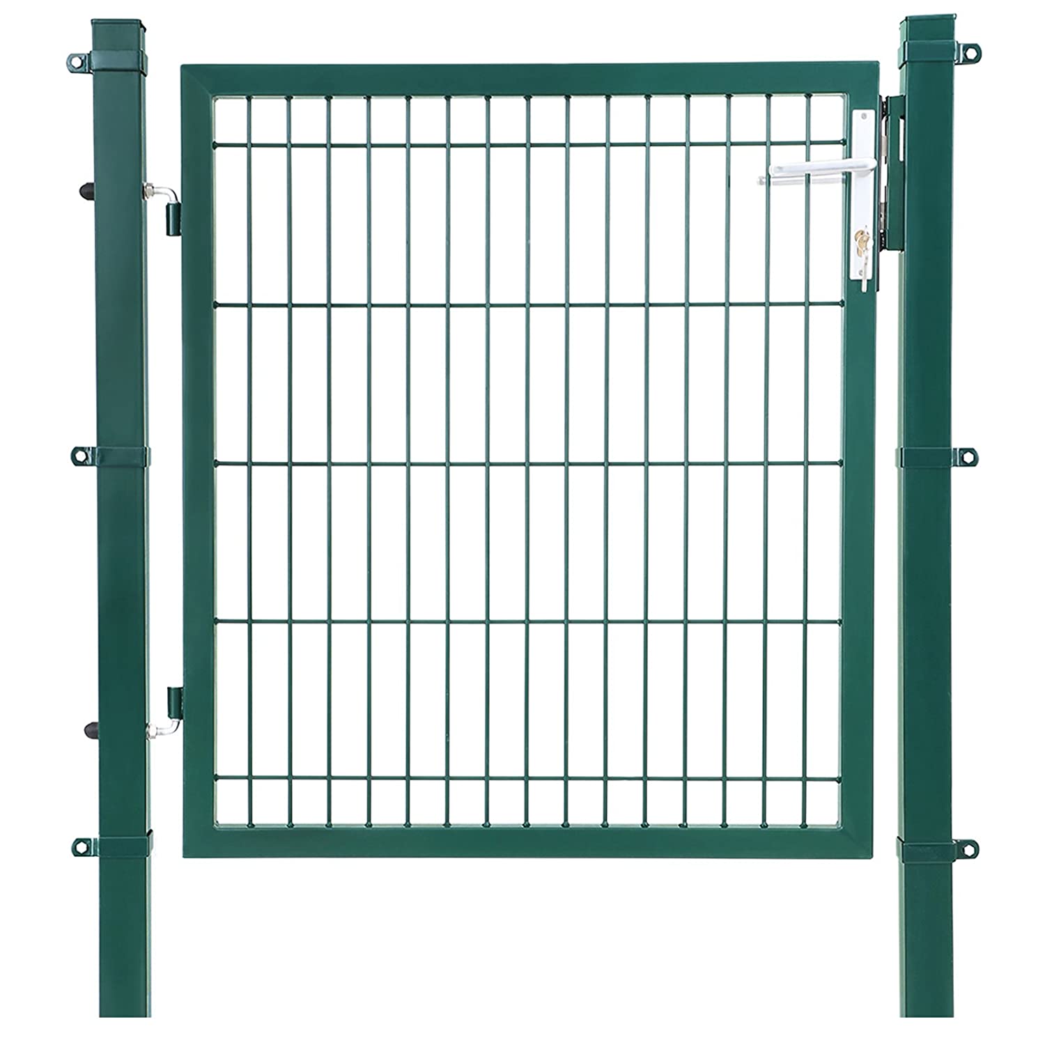 Songmics portillon grillagé portillon soudé acier galvanisé robuste ...